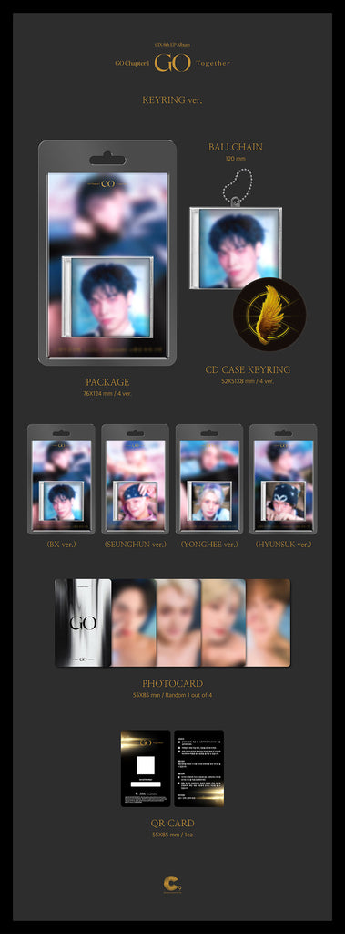 CIX - GO Chapter 1 : GO Together (KEYRING ver.) – KYYO