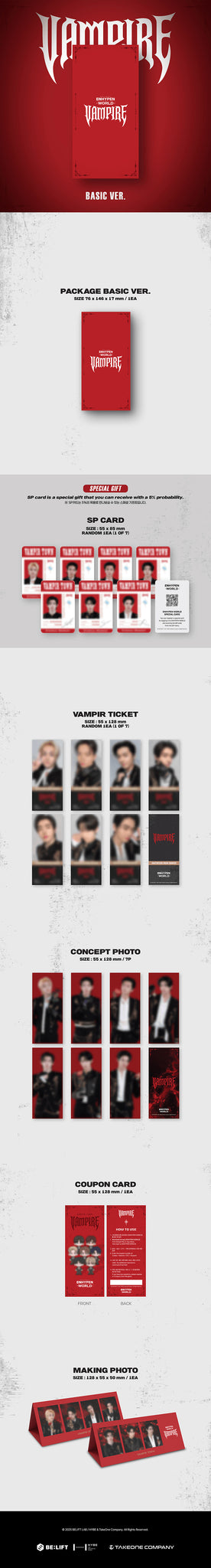 ENHYPEN WORLD COUPON CARD COLLECTION (VAMPIRE BASIC ver.) – KYYO