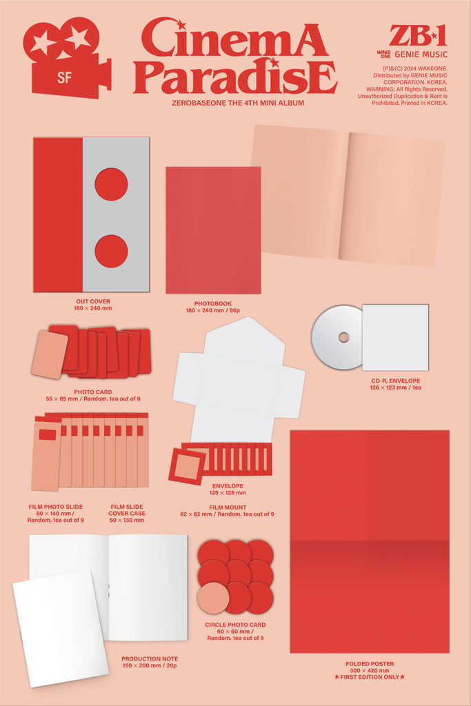 [20% OFF] : ZEROBASEONE (ZB1) - Cinema Paradise – KYYO