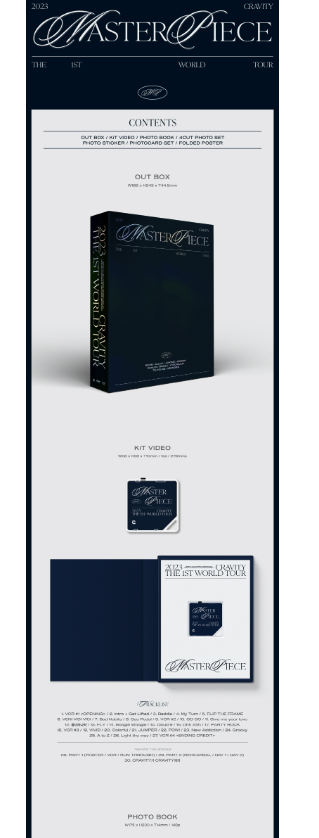 CRAVITY - 2023 CRAVITY THE 1ST WORLD TOUR [MASTERPIECE] KiT VIDEO – KYYO