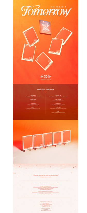 TXT - minisode 3 : TOMORROW (Light Ver.) - random – KYYO