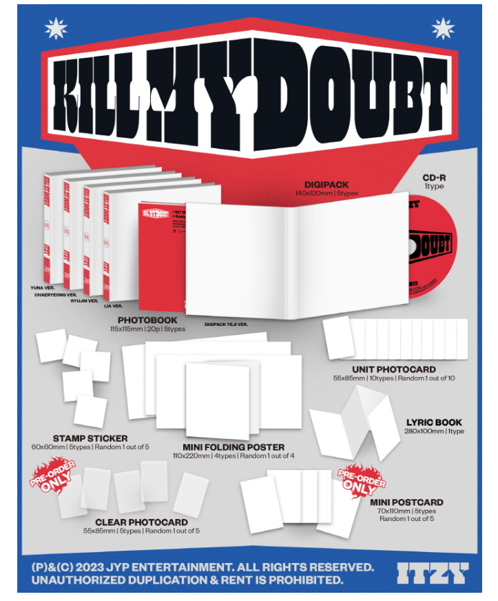ITZY - KILL MY DOUBT (Digipack) – KYYO