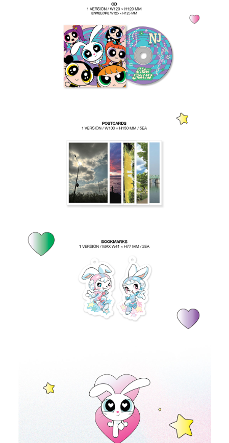 NEWJEANS - 2ND EP - GET UP - THE POWERPUFF GIRLS X NJ BOX VER. – KYYO