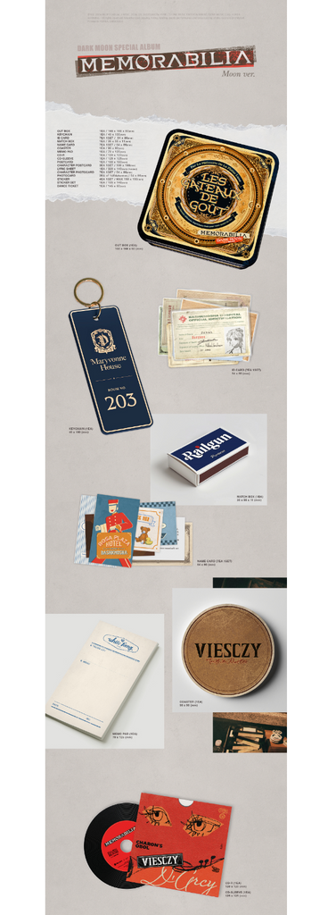 ENHYPEN - DARK MOON SPECIAL ALBUM 'MEMORABILIA' (Moon ver.) + WEVERSE ...