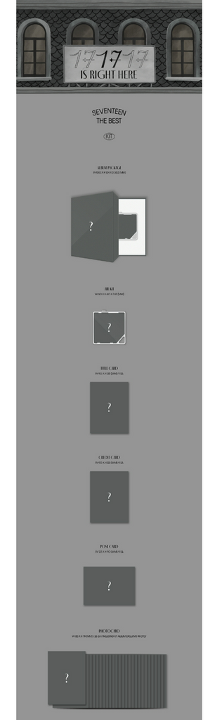 SEVENTEEN - SEVENTEEN BEST ALBUM '17 IS RIGHT HERE' (KIT Ver.) – KYYO