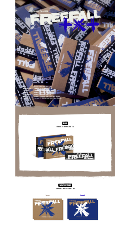 TXT - THE NAME CHAPTER : FREEFALL (WEVERSE Albums) – KYYO