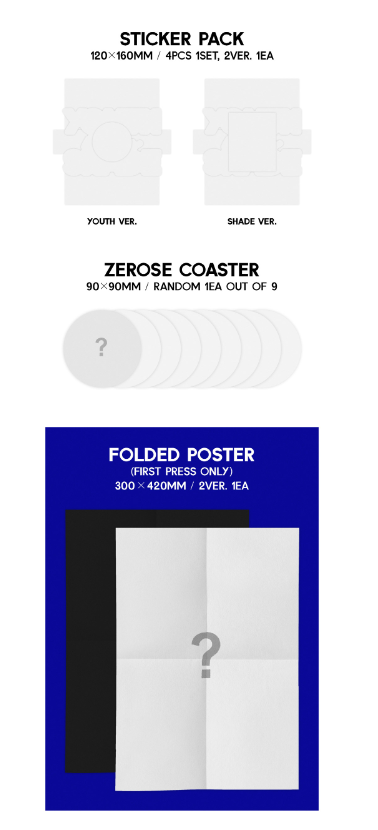 ZEROBASEONE - 1ST MINI ALBUM - YOUTH IN THE SHADE – KYYO