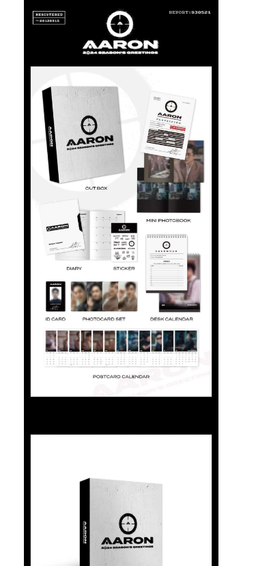 AARON (NU'EST) - 2024 SEASON'S GREETINGS – KYYO