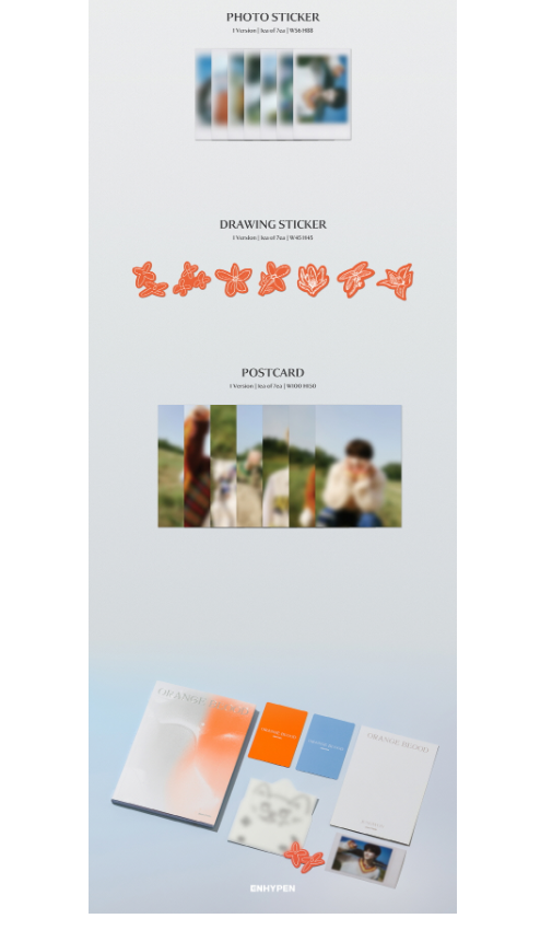 ENHYPEN - ORANGE BLOOD (ENGENE Ver.) – KYYO