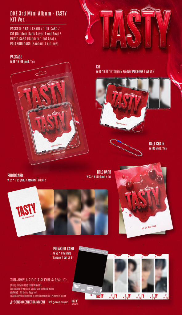 [PREORDER] : DKZ - TASTY (KiT ver.) – KYYO