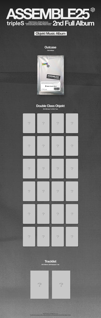 [PREORDER] : tripleS - ASSEMBLE25 (Objekt Music Album ver.) – KYYO