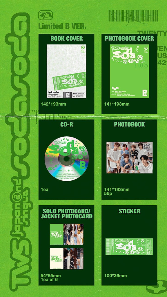 [PREORDER] : TWS - SODA SODA (Limited Edition B) – KYYO