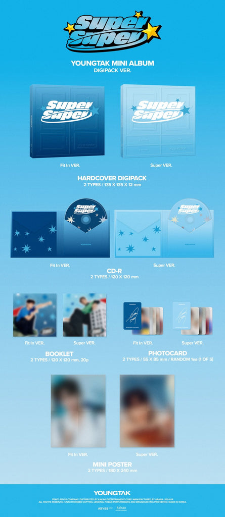YOUNGTAK - MINI ALBUM [SuperSuper] (DIGIPACK Ver.) – KYYO
