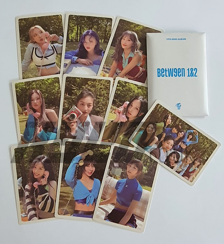 TWICE - BETWEEN 1&2 Pre Order Official 10 Photocards Set – KYYO