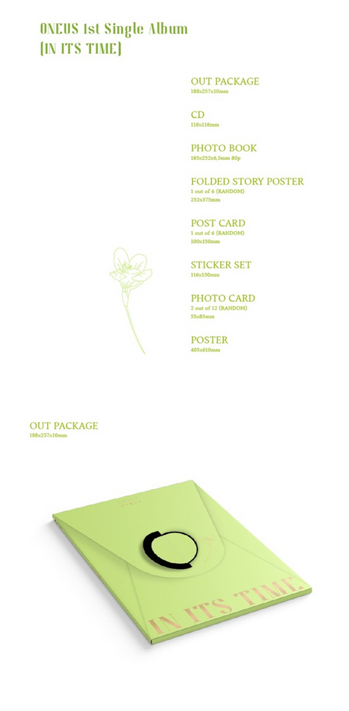 ONEUS - 1st Single Album - IN ITS TIME(Korean) – KYYO