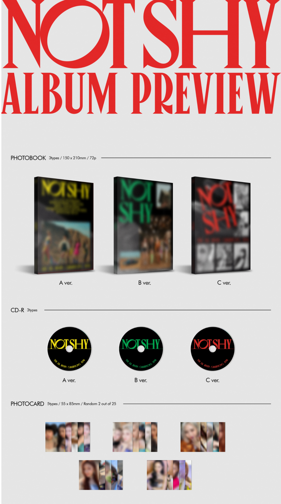 ITZY - Album - Not Shy – KYYO