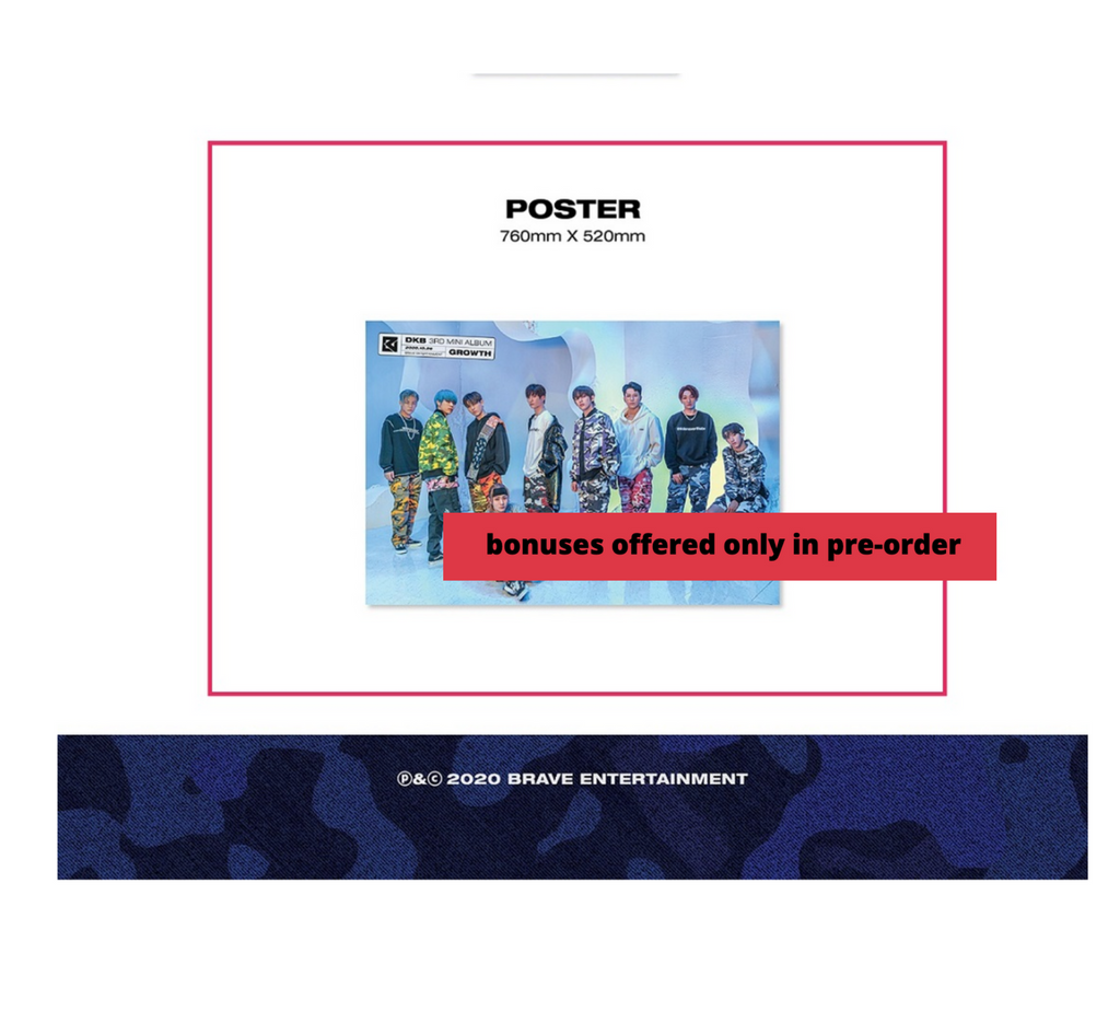 DKB - Mini Album Vol. 3 : Growth (Korean Edition) – KYYO