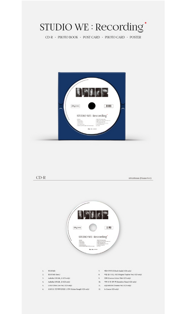 ONEWE - STUDIO WE : RECORDING 2 (2nd demo album)(Korean Edition) – KYYO