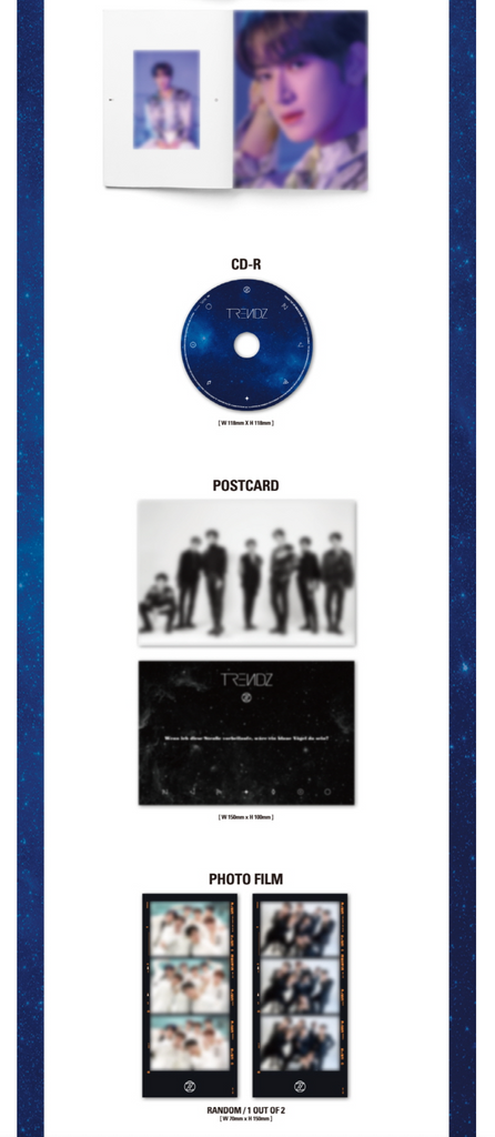 TRENDZ - 1ST MINI - BLUE SET Chapter 1. TRACKS (Korean Edition) – KYYO