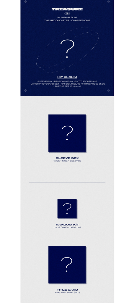 TREASURE - Mini Album Vol. 2 - THE SECOND STEP : CHAPTER ONE (KiT Vers ...