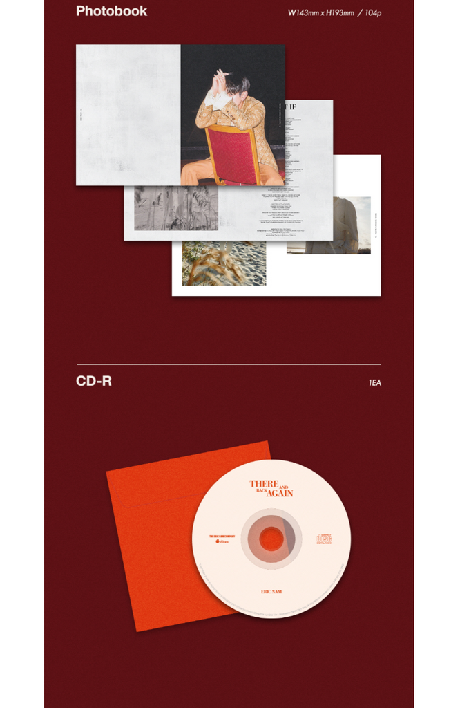 ERIC NAM - Album Vol.2 : THERE AND BACK AGAIN (Korean Edition) – KYYO