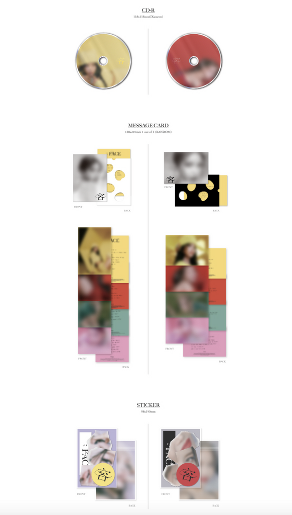 SOLAR - FACE - 1st Mini Album (Vers. FACE) (Korean Edition) – KYYO