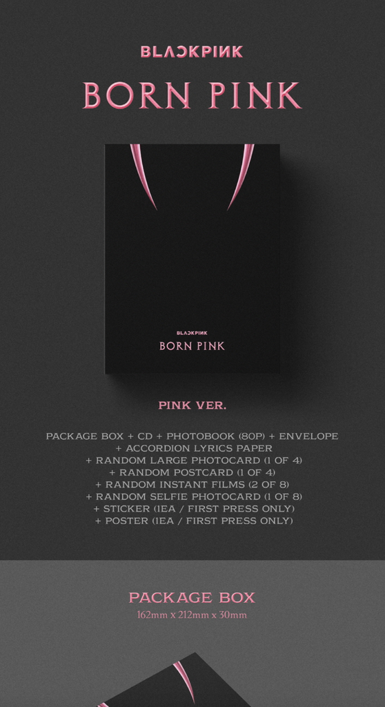 BLACKPINK - BORN PINK (BOX SET / Pink ver.) - WEVERSE GIFT – KYYO