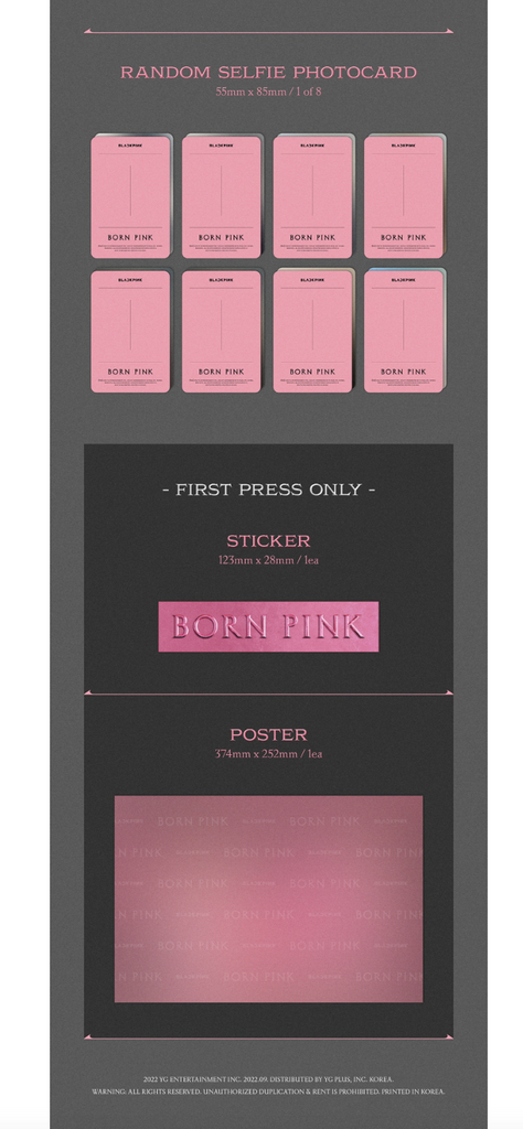 BLACKPINK - BORN PINK (BOX SET / Pink ver.) - WEVERSE GIFT – KYYO