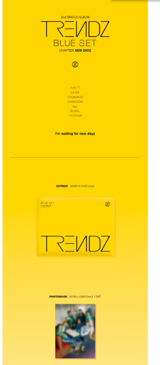 TRENDZ - 2nd Single [BLUE SET Chapter. NEW DAYZ] – KYYO