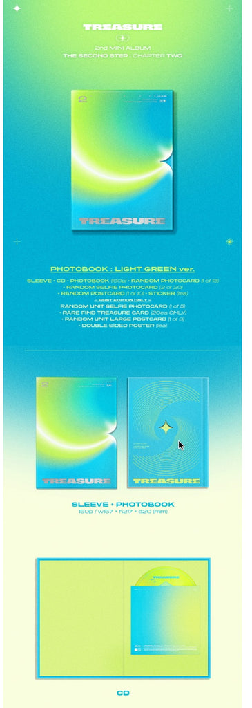 TREASURE - 2nd MINI ALBUM - THE SECOND STEP : CHAPTER TWO- PHOTOBOOK V ...