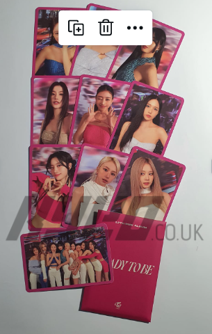 TWICE - READY TO BE PHOTOCARD SET – KYYO